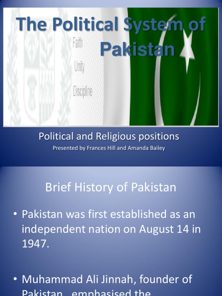 Pakistan Political System | Pakistan | Sharia