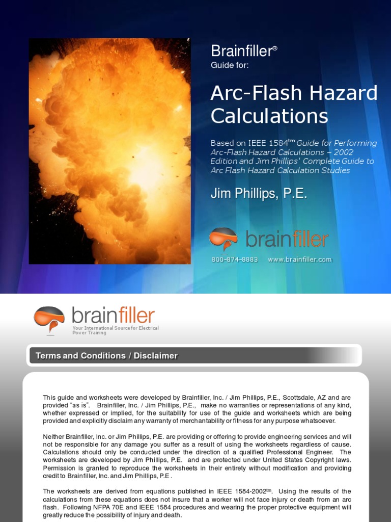 Arc Flash Calculation Guide Jim Phillips | PDF | Electric Arc ...