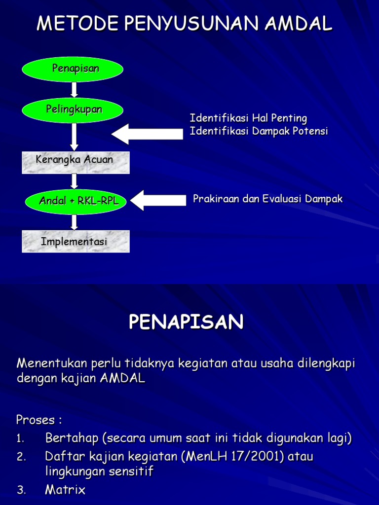 Panduan Penyusunan AMDAL | PDF