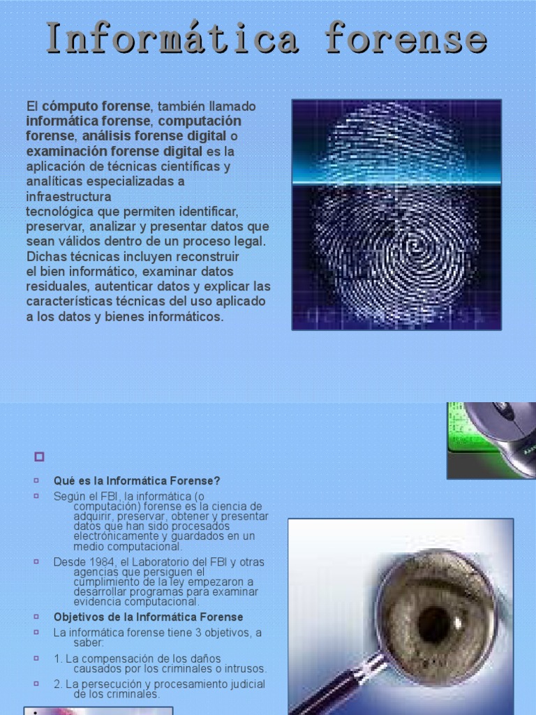 Informatica Forense Animación | PDF