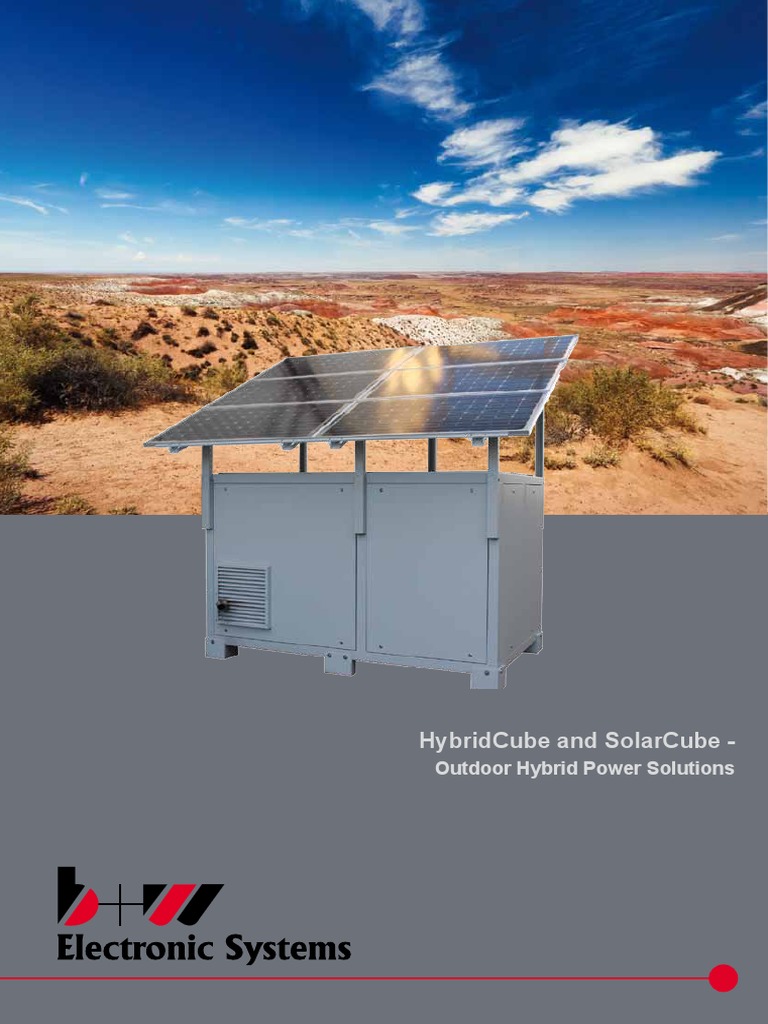 Hybridcube and Solarcube - : Outdoor Hybrid Power Solutions | PDF | Off ...