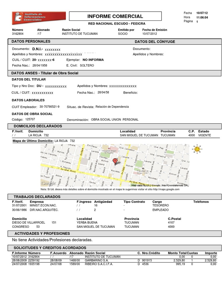 Informe Comercial | PDF | Servicios financieros | Bancario