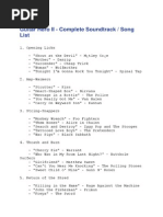 Guitar Hero 3 Song List | PDF | Rock Music | Artists