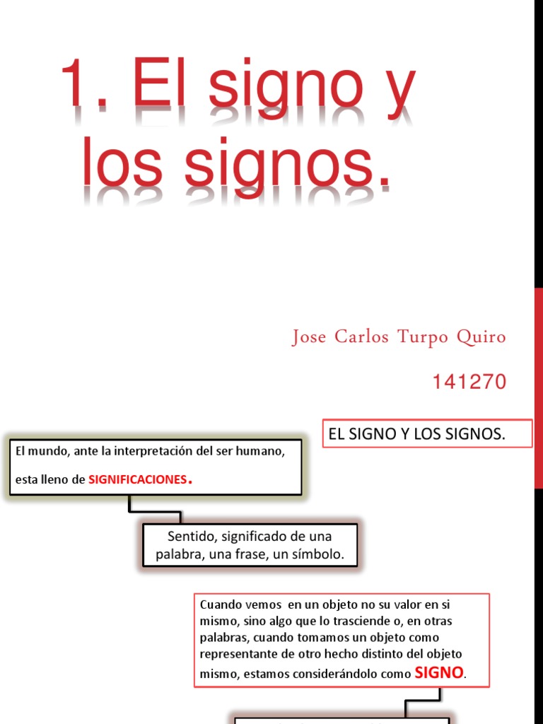 Signo y su función comunicativa | PDF | Comunicación | Los símbolos