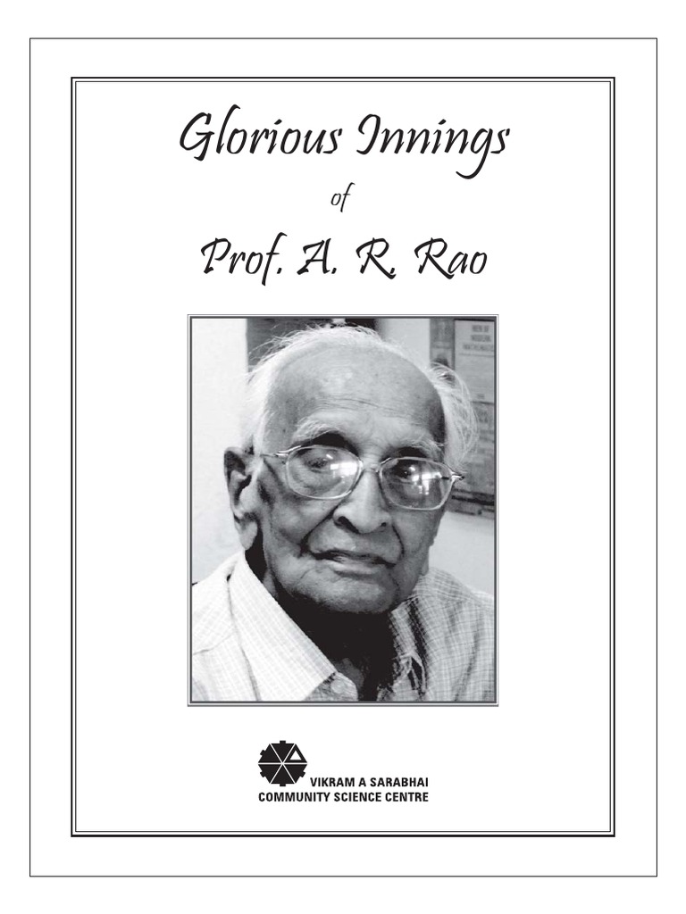 Glorious Innings of Prof.a R Rao | PDF | Triangle | Area