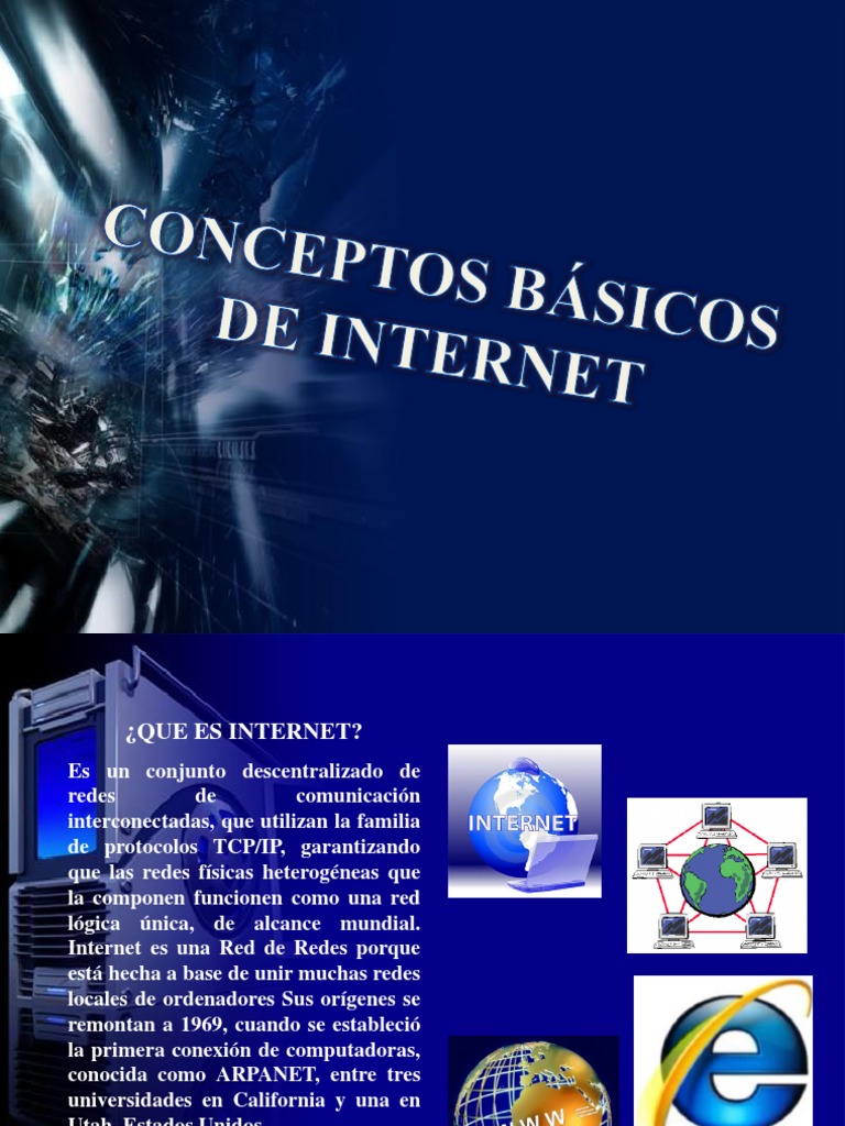 Conceptos Basico de Internet | PDF | Protocolos de internet | Internet
