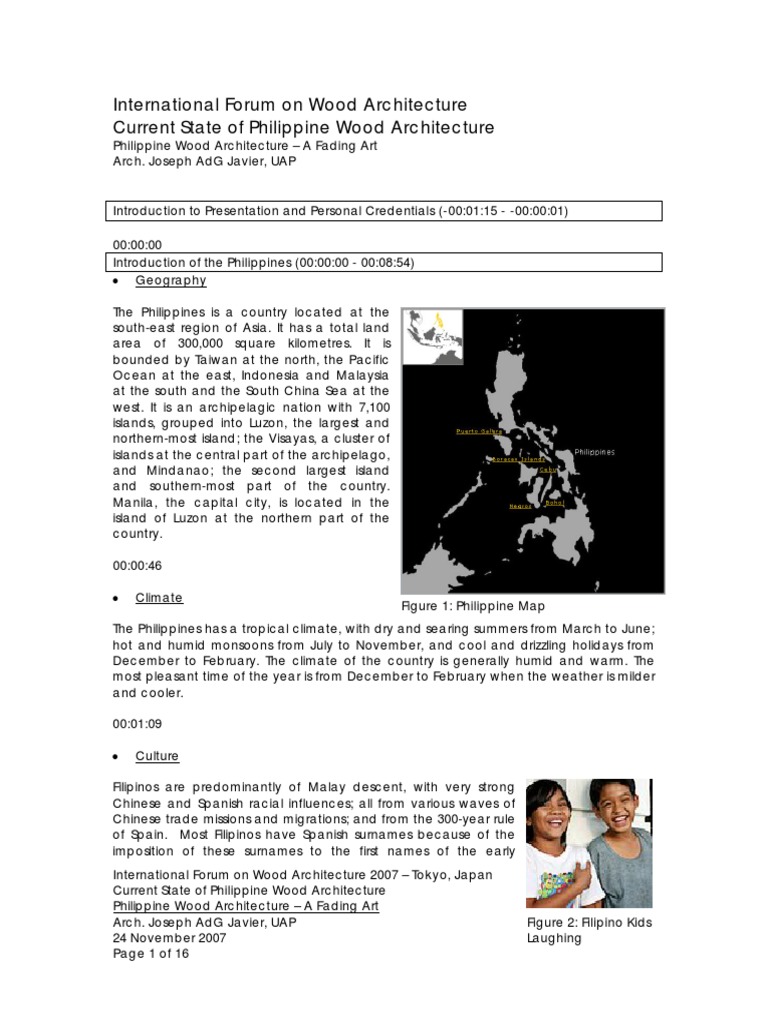 Philippine Architecture | Philippines | Building Materials