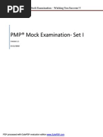 PMP Full Exam | PDF | Project Management | Production And Manufacturing