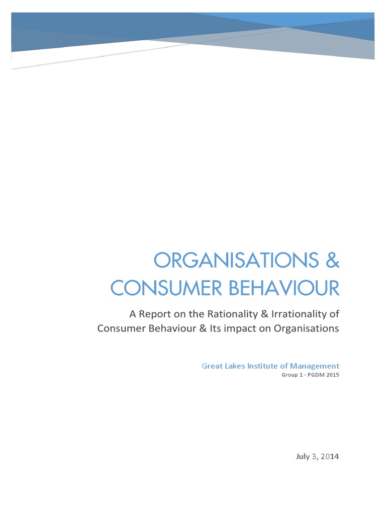 Consumer Behavior - Rational vs. Irrational | PDF | Consumer Behaviour ...
