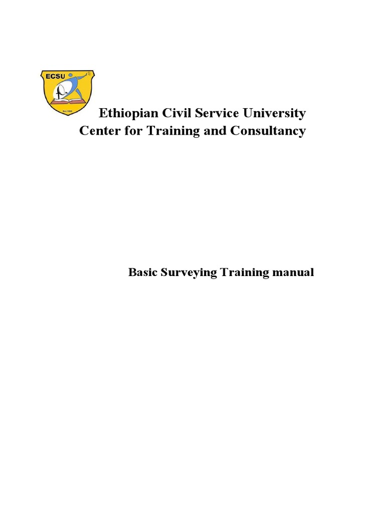 Basic Surveying Training Manual | PDF | Surveying | Accuracy And Precision