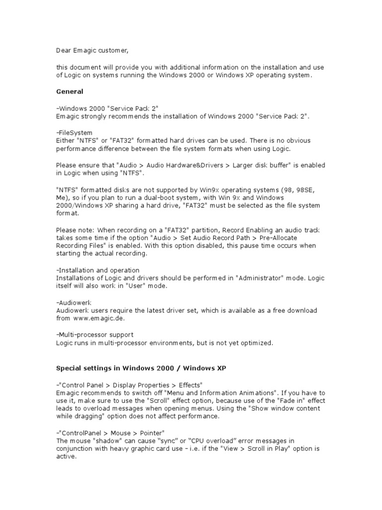 General - Windows 2000 "Service Pack 2" | PDF | Windows 2000 | Microsoft Windows