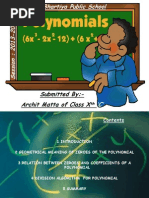 Polynomials: Project Presentation by Aaditya Joshi | PDF | Polynomial ...
