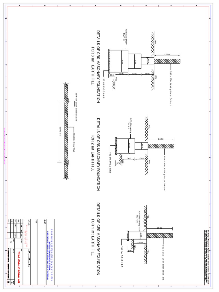 CRS Masonry Foundation Details | PDF | Self-Improvement