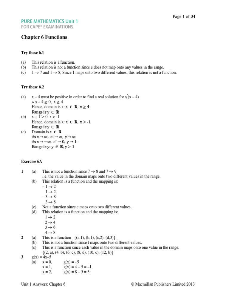 Unit 1 Chapter 6 Answers | PDF | Mathematical Logic | Mathematical ... Unit 1 Chapter 6 Answers | PDF | Mathematical Logic | Mathematical ...