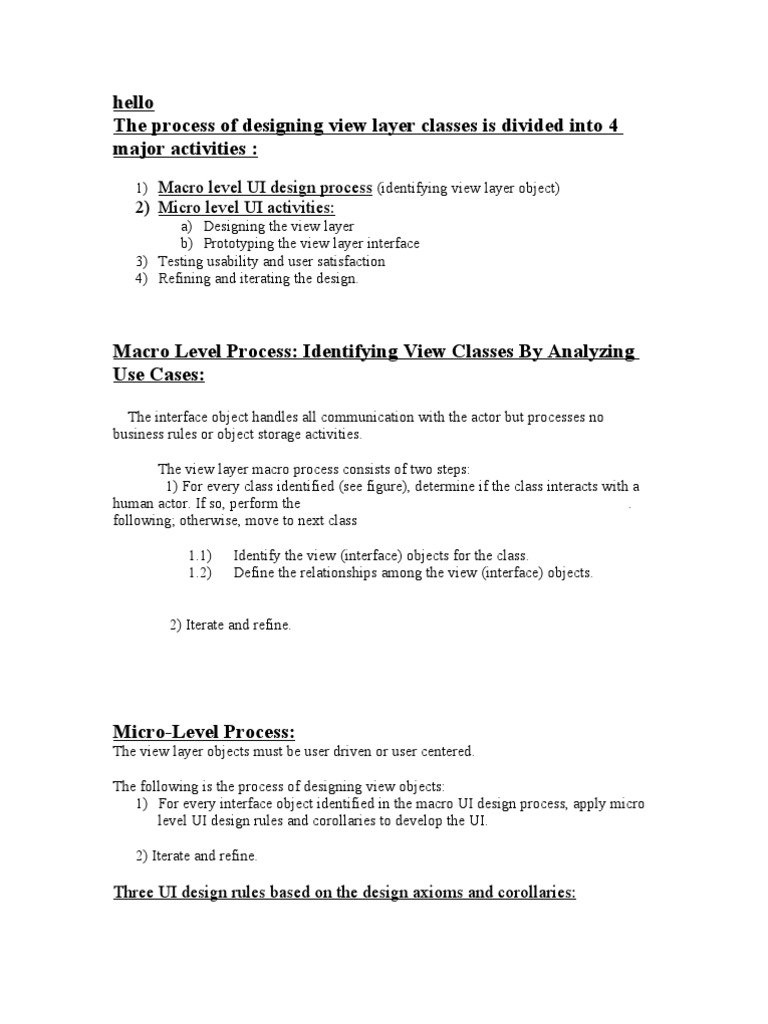 Ooad Pdf User Interface Design User Interface