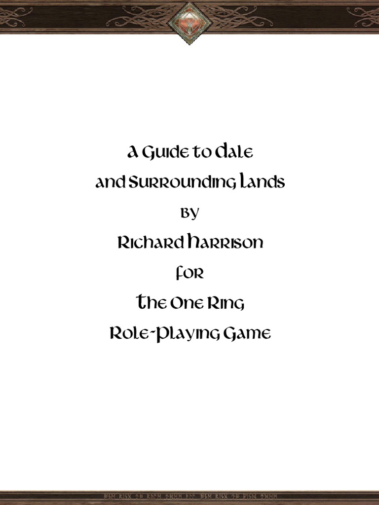 A Guide To Dale | PDF | Middle Earth | J. R. R. Tolkien