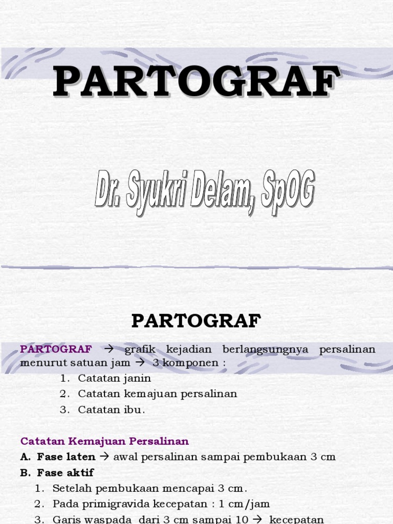 Partograf | PDF