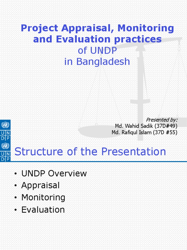 UNDP Project Monitoring in Bangladesh | PDF | United Nations ...