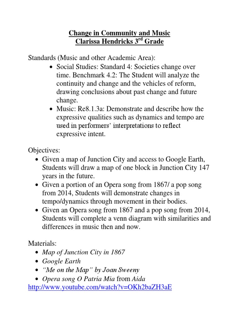 Hendricks Clarissa Hendricks Lesson 2 | PDF | Map | Learning