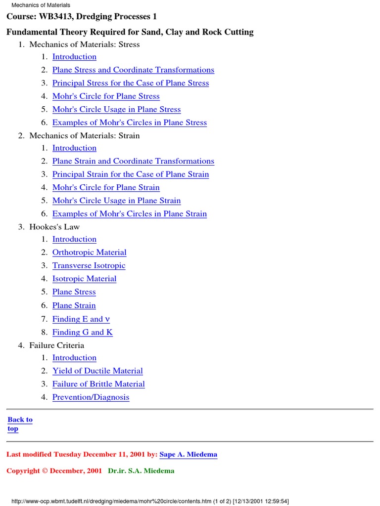 Mechanics of Materials Basics | PDF | Deformation (Mechanics) | Stress ...