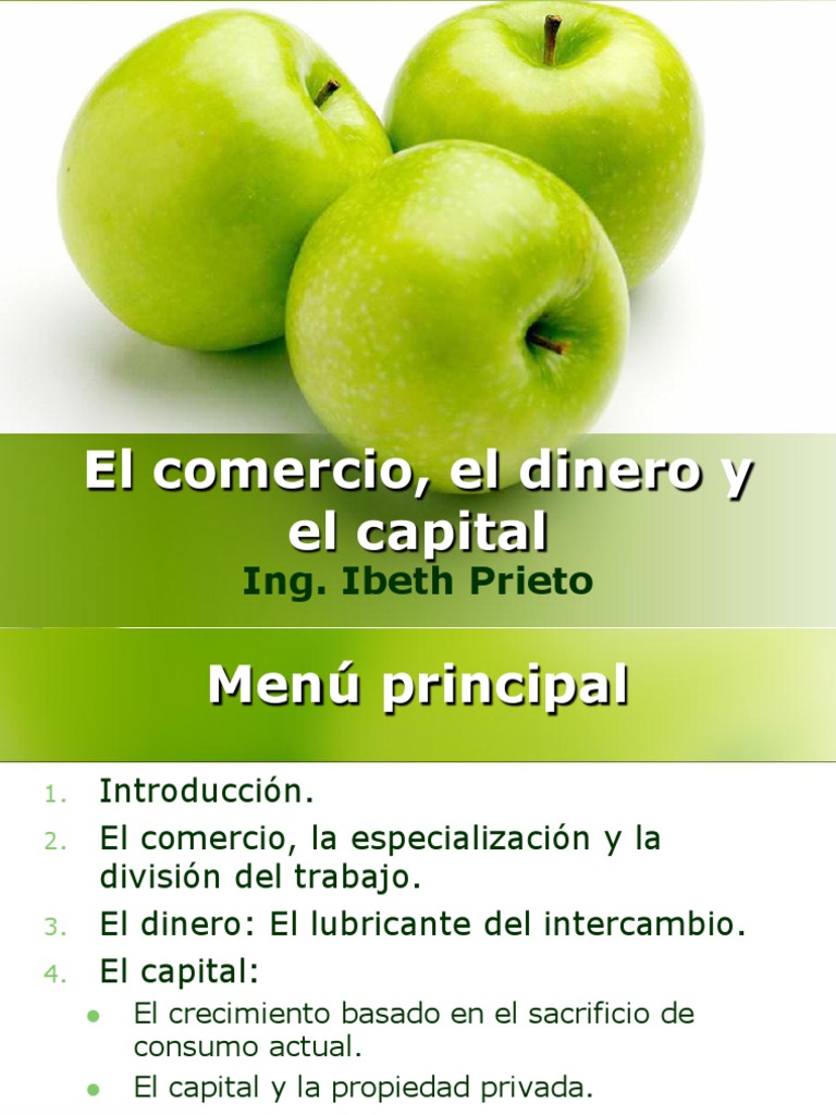 El Comercio El Dinero y El Capital | PDF | Capital (economía) | Dinero