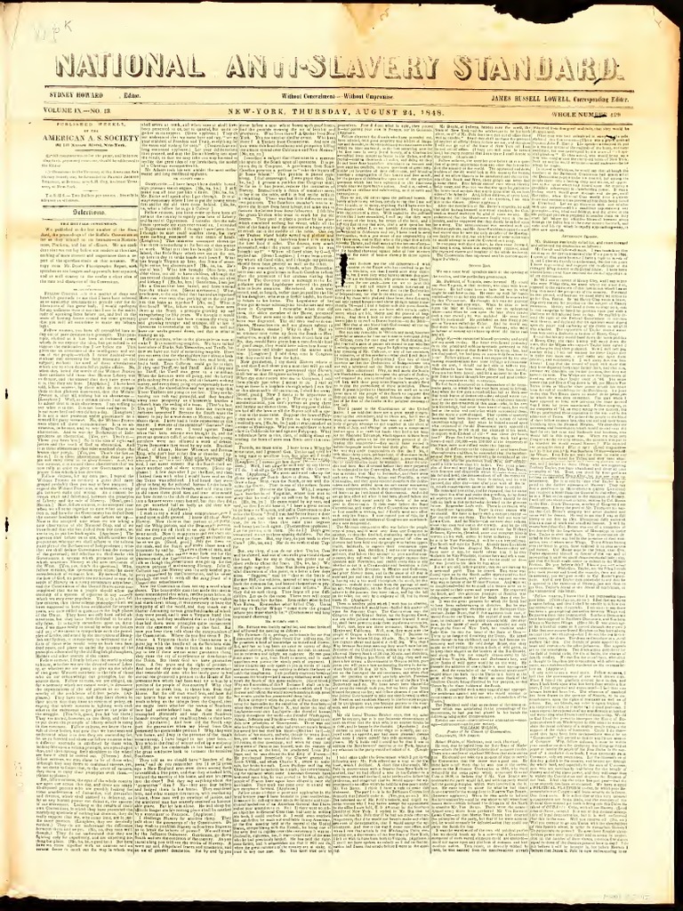 National Anti-Slavery Standard, Year 1848, Aug 24 | PDF
