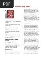 How to Get Strength in Pokémon Emerald- 14 Steps (with Pictures) | PDF ...