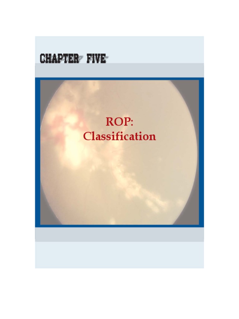 Chapter-05 ROP Classification | PDF | Senses | Medical Specialties