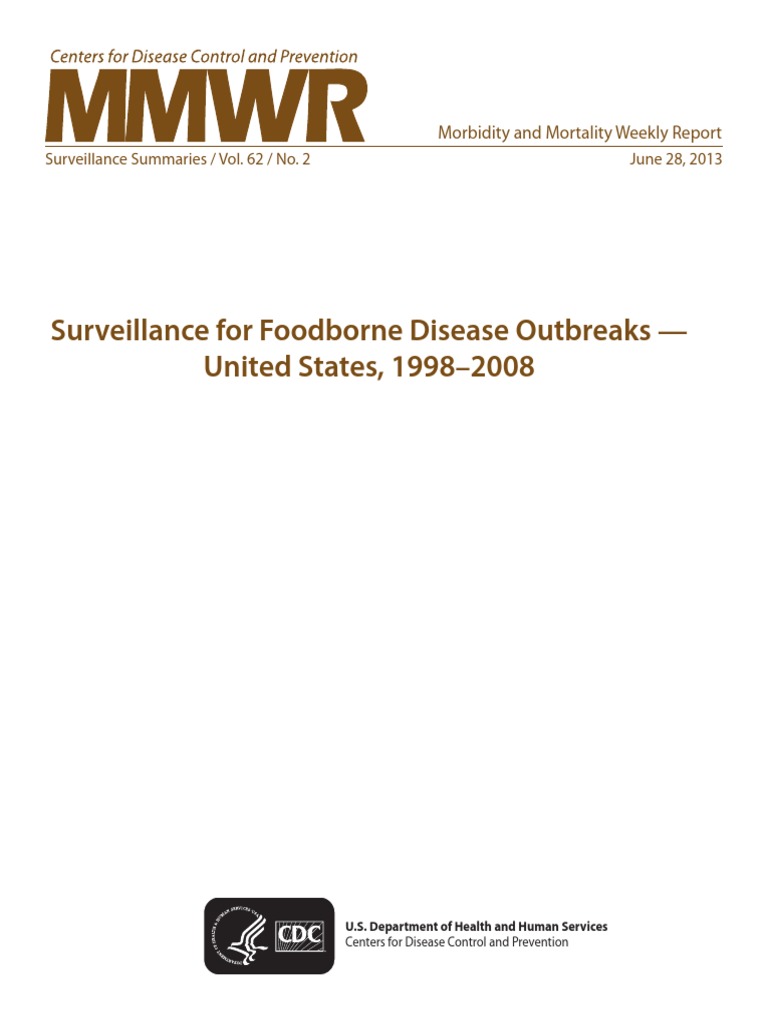 CDC Surveillance For Foodborne Disease Outbreaks in The Us From 1998 To ...