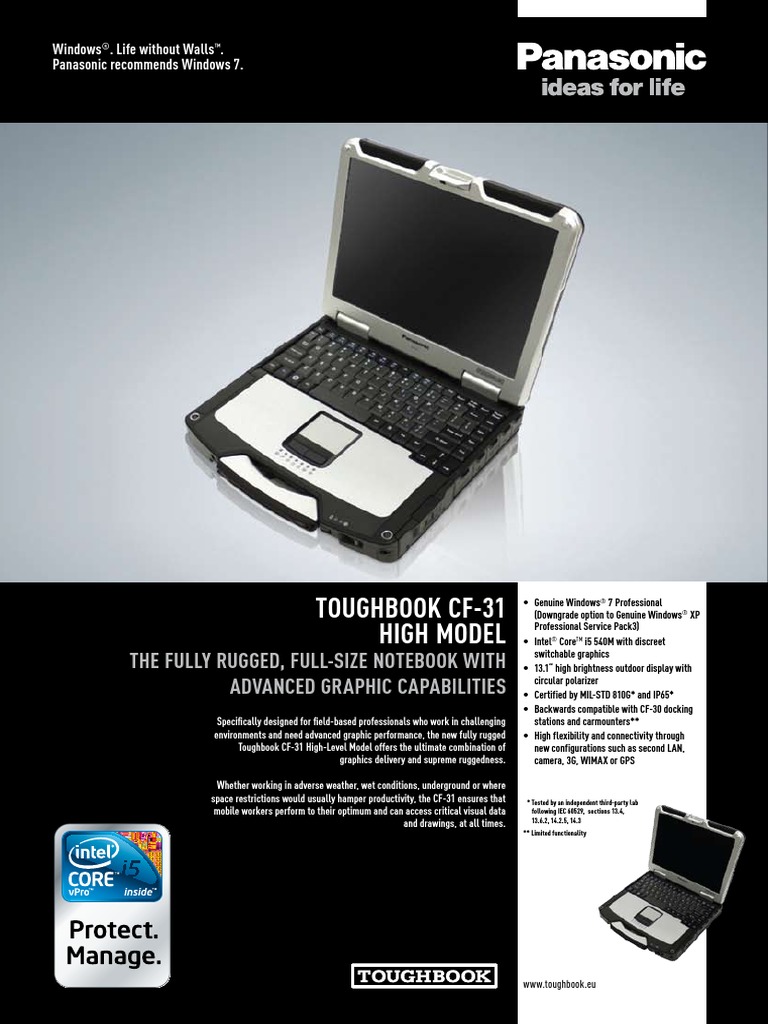 Panasonic CF 31 | PDF