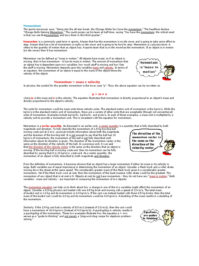 Momentum in Motion: An In-Depth Exploration of the Physics Concept of ...