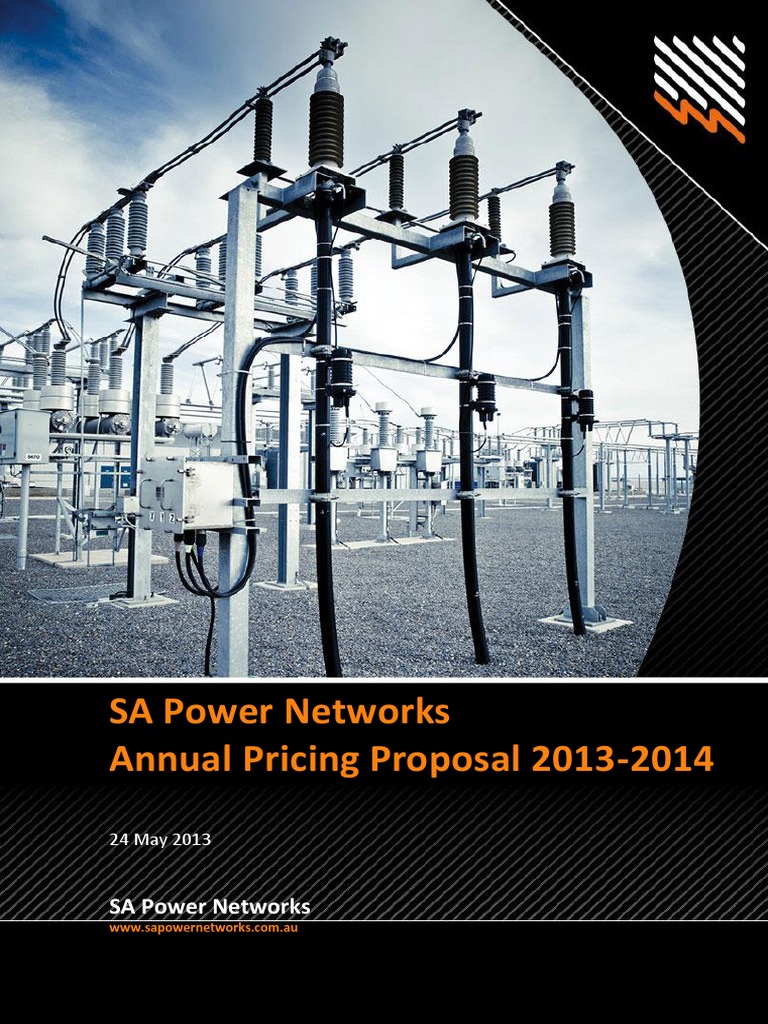SA Power Networks - 2013-14 Annual Pricing Proposal - Revised 24 May ...