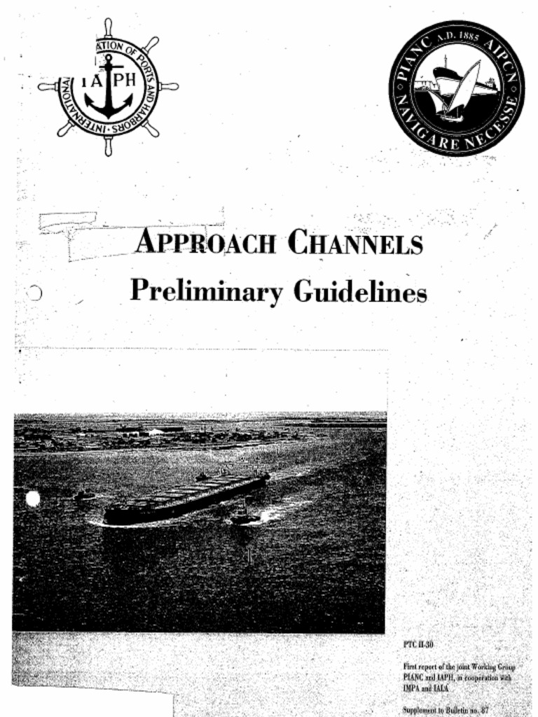 PIANC - Approach Channels - Preliminary Guidelines, 1995 | PDF
