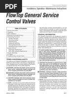 Farris 3800 Manual | PDF | Valve | Screw