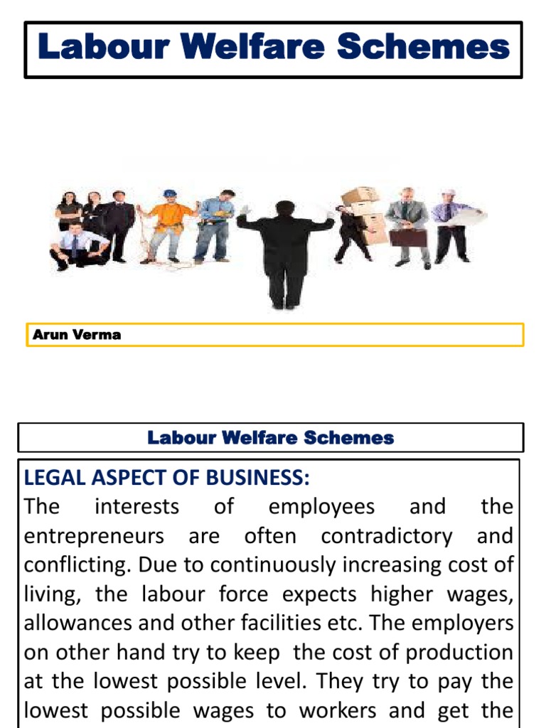 Labour Welfare Schemes in India | PDF | Welfare | Employment
