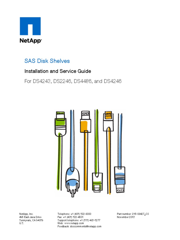 SAS Disk Shelves: Installation and Service Guide For DS4243, DS2246 ...