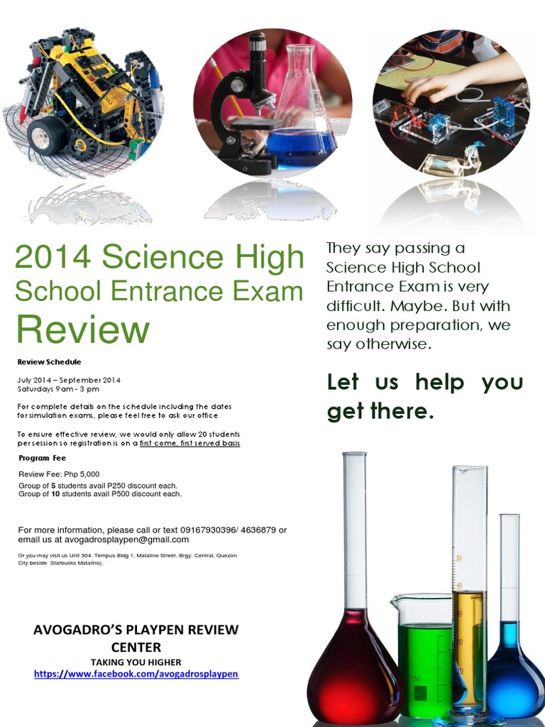 Science HS Exam Prep Guide | PDF