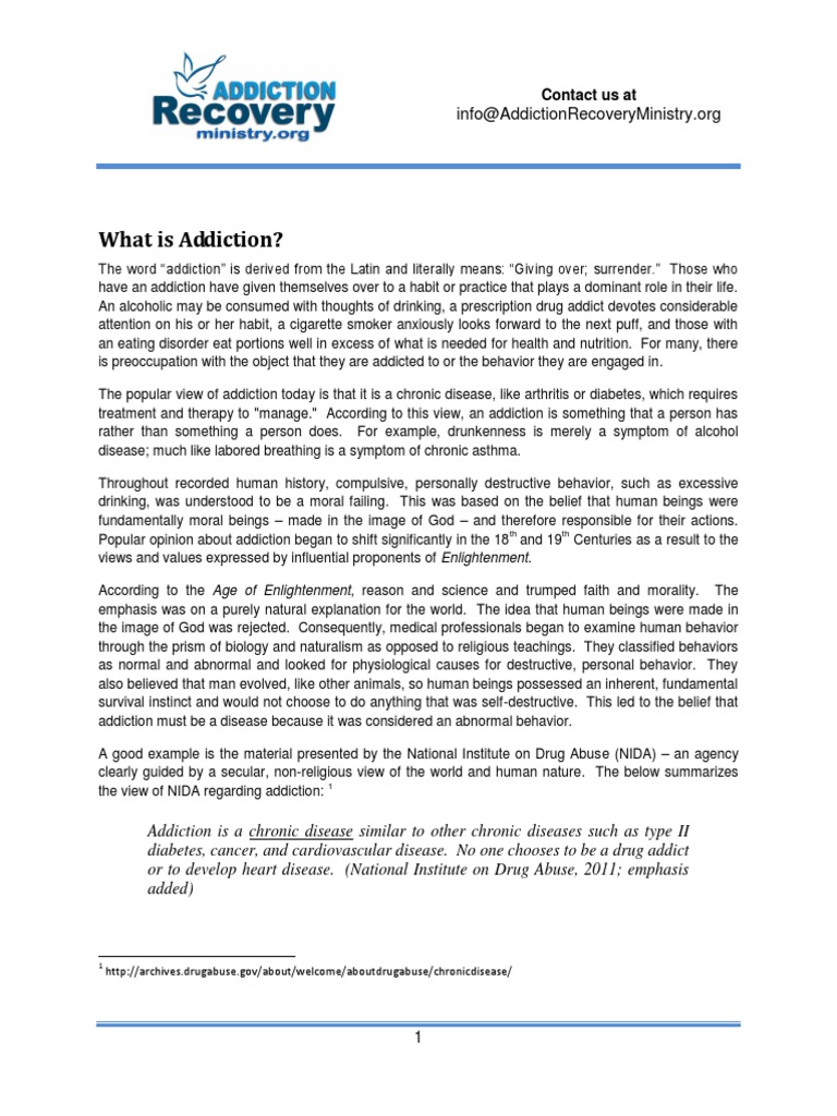 What Is Addiction | PDF
