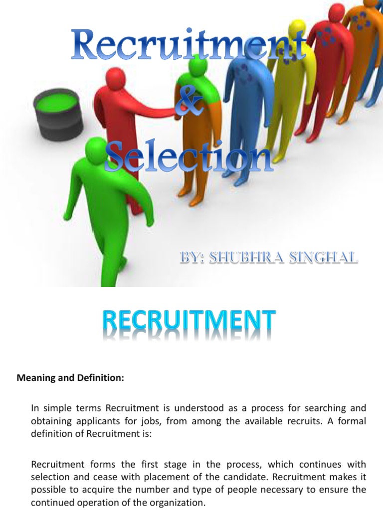 Recruitment& Selection PPT (2) | Recruitment | Résumé | Free 30-day ...