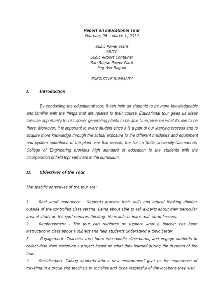 Narrative Report On Educational Tour | PDF | Transmitter | Inductor