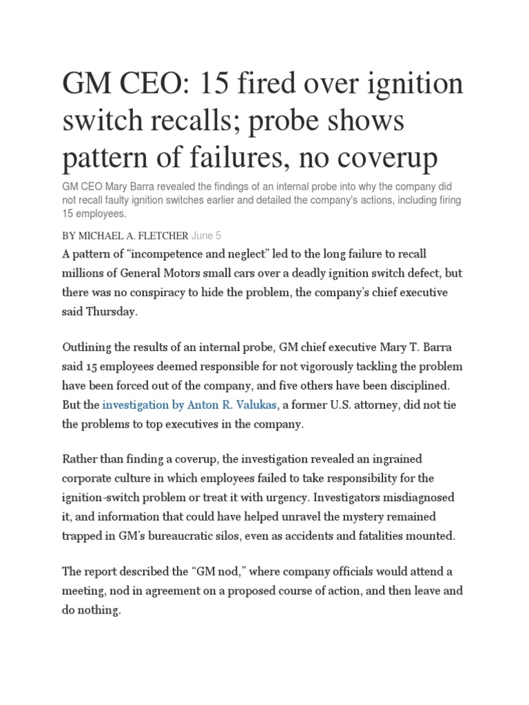 TQM Case Study GM Motor Works | PDF | General Motors | Motor Vehicle