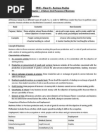 Class11 Business Studies Chapter1 Notes | PDF