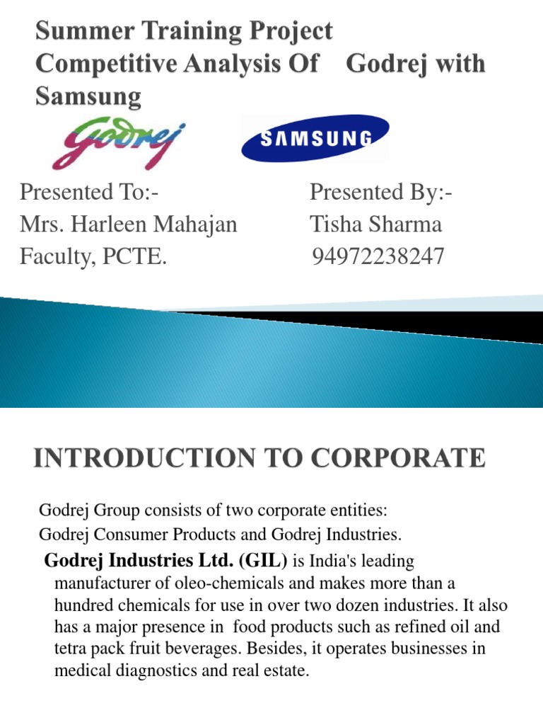 Godrej vs. Samsung: Competitive Analysis | PDF | Sampling (Statistics ...