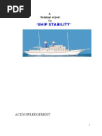 Ship Stability Formulae | PDF | Mass | Classical Mechanics