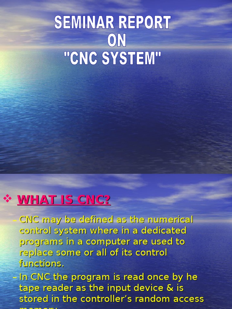 CNC System | PDF