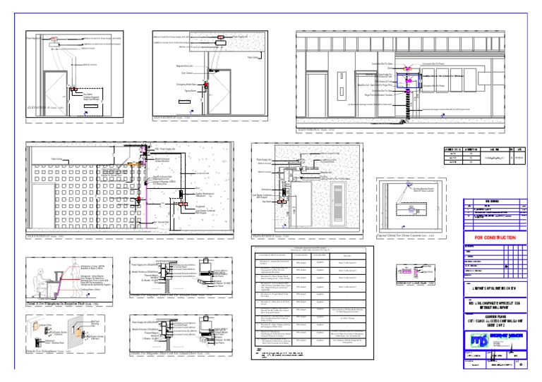 Ground Floor CCTV & Access Control Layout | PDF | Door | Components