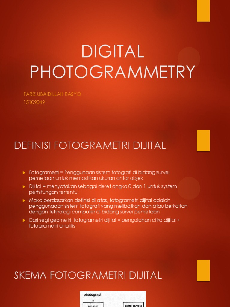 Fotogrametri Dijital oleh Fariz Ubaidillah | PDF