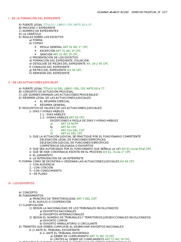Esquema Util Procesal | PDF