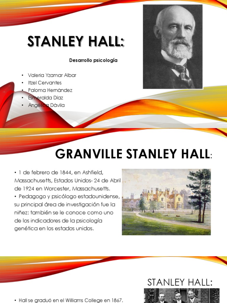 Stanley Hall | PDF | Conceptos psicologicos | Sicología