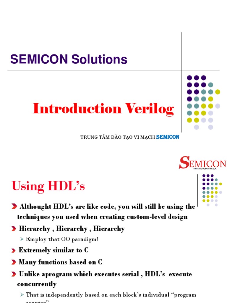 Introduction Verilog Pdf Hardware Description Language Parameter Computer Programming